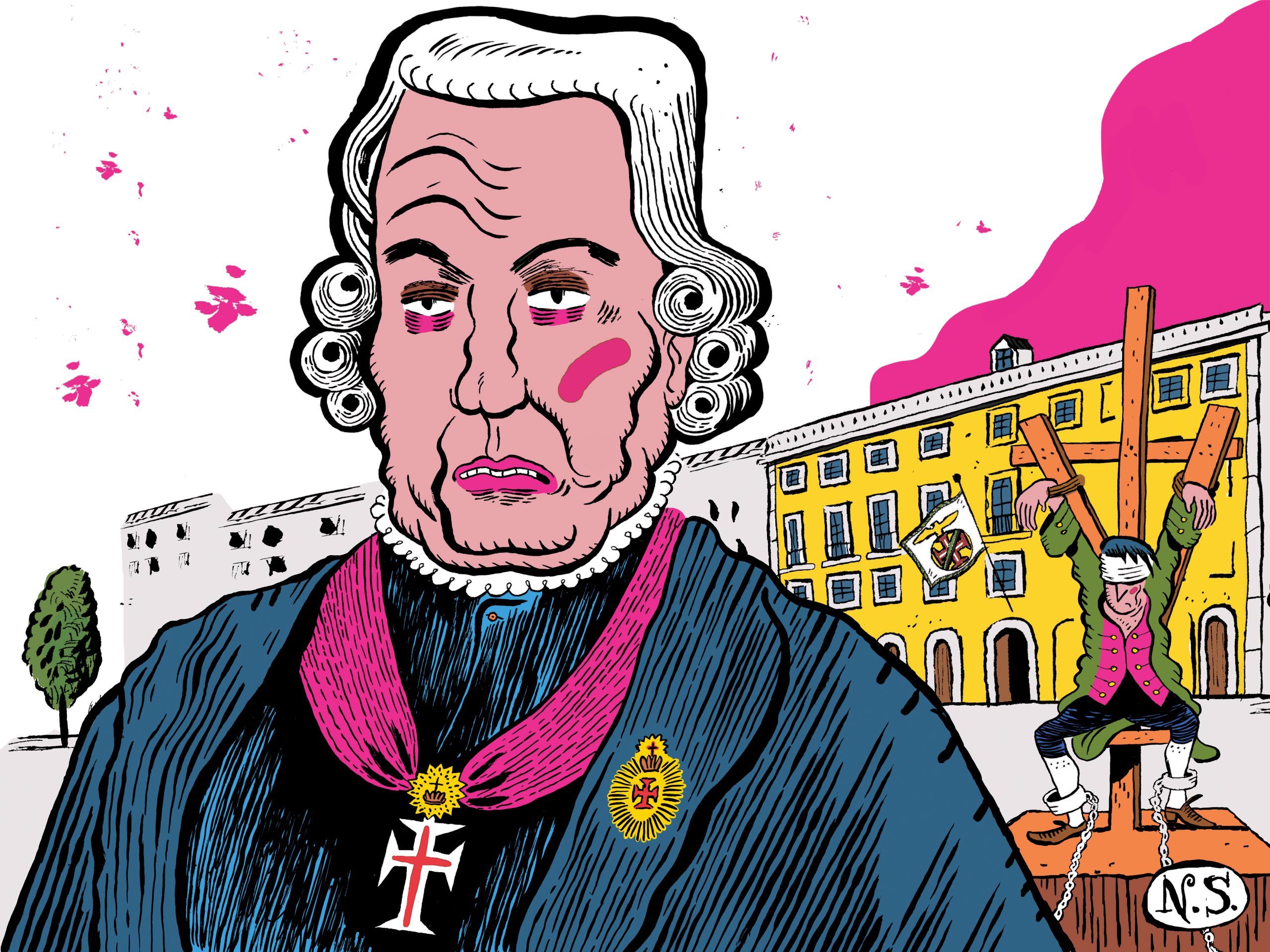 O Intendente Pina Manique que dá nome ao largo - por Nuno Saraiva